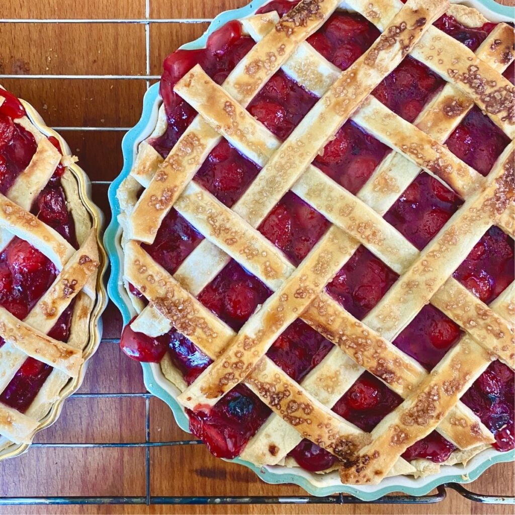 Old-Fashioned Cherry Pie {Fresh or Frozen Cherries}
